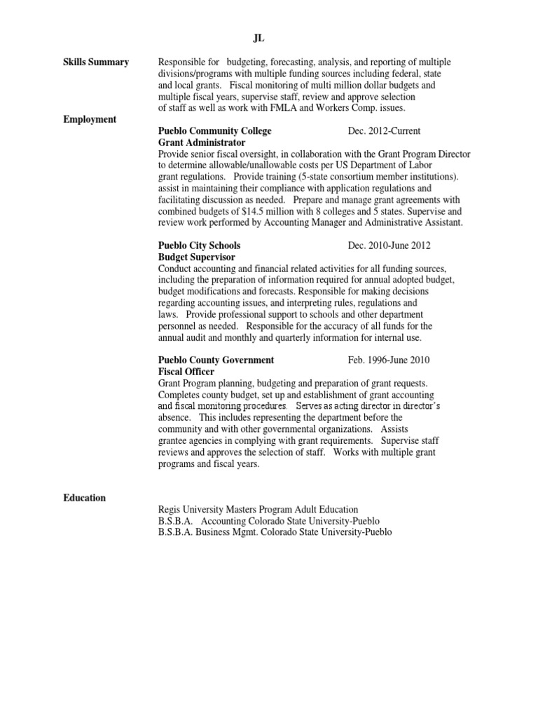Grant Administration & Fiscal Oversight Expert | PDF | Business
