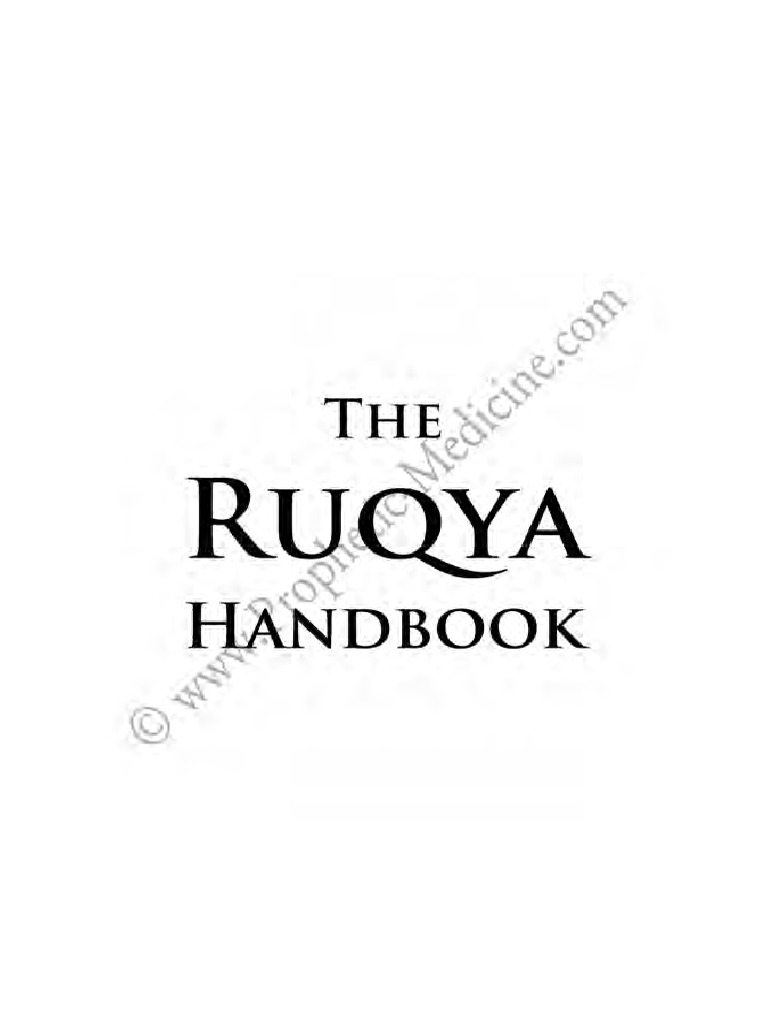 The Ruqya Handbook | PDF