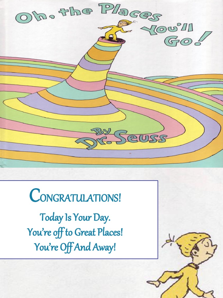 Oh The Places Youll Go | PDF
