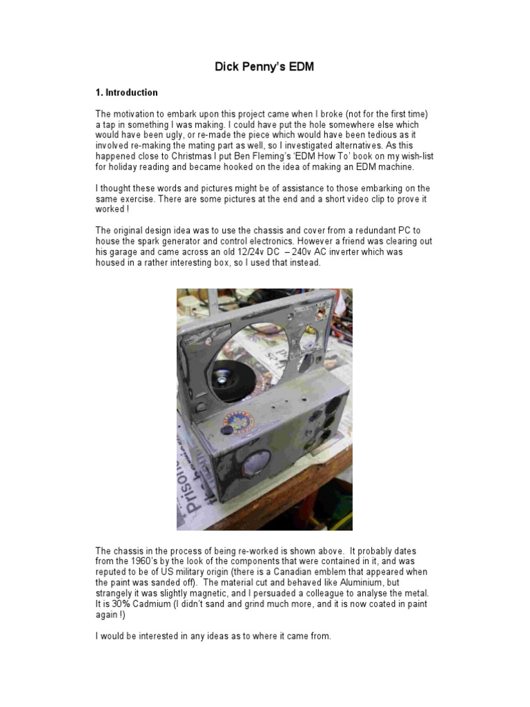 EDM Construction | PDF | Electrical Connector | Resistor