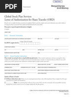 Stock Transfer Form | PDF