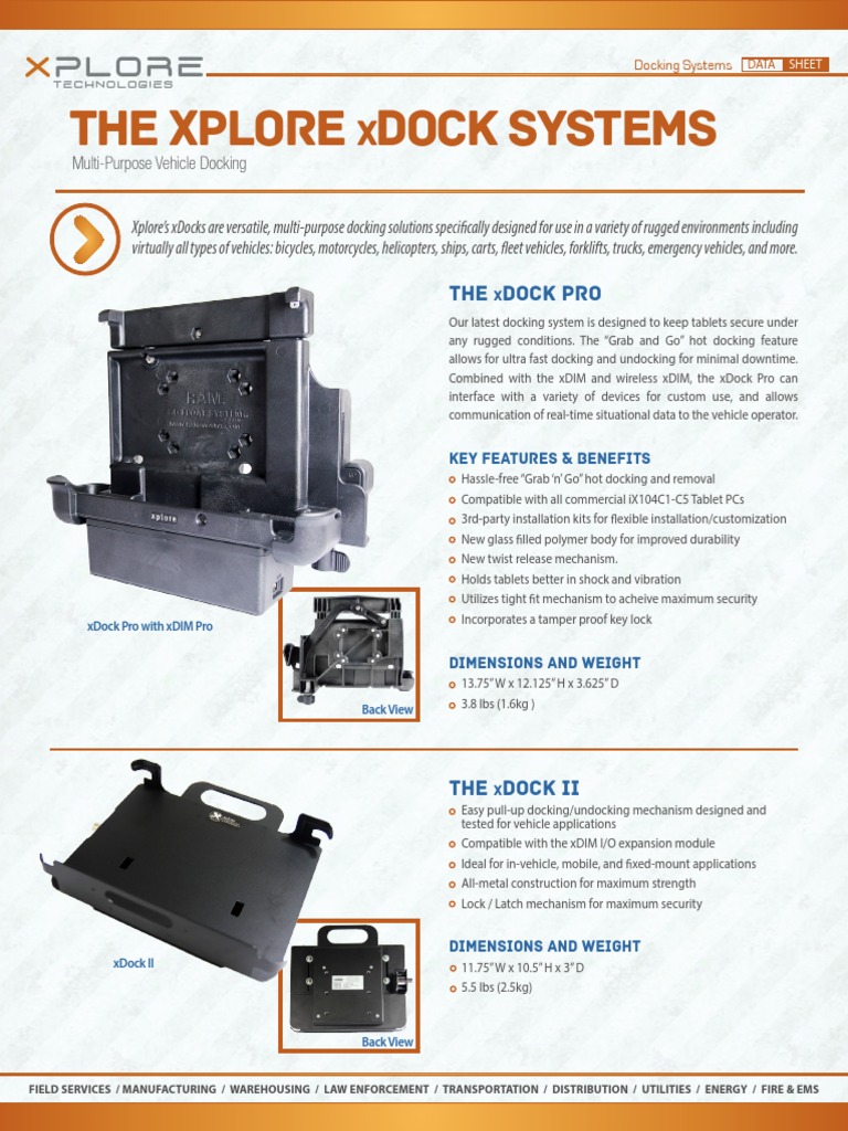 Xplore Smartdockingsystem Datasheet | PDF | Usb | Electrical Connector