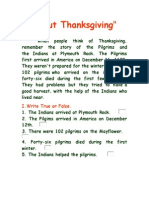 Thanksgiving Pictionary Relay Race Word Ideas | PDF