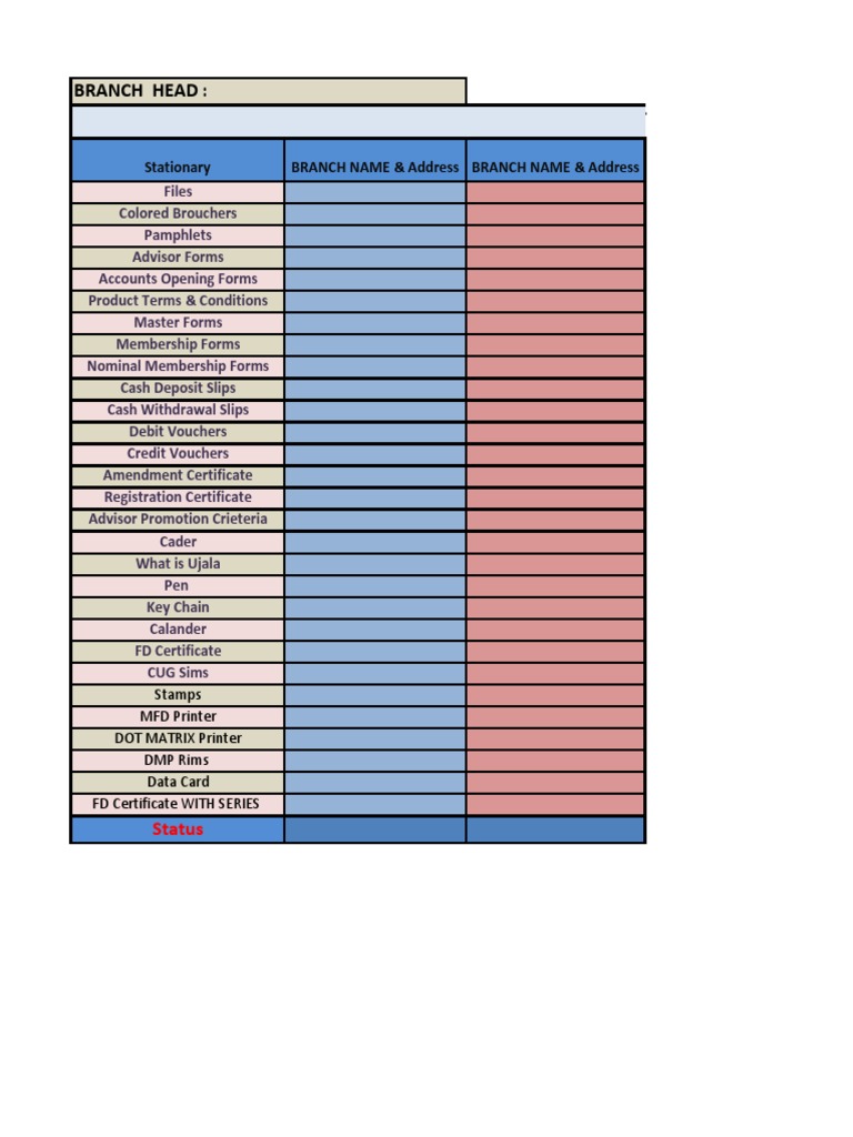 Stock Items Dispatched To Branches | PDF