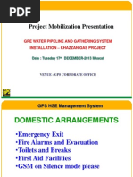 Mobilization Plan | PDF | Project Management | Business