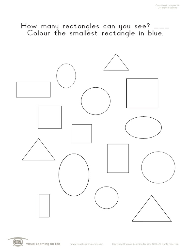 How Many Rectangles Can You See? - Colour The Smallest Rectangle in ...