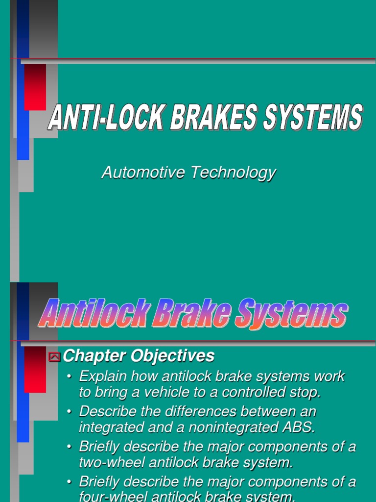 Abs Theory | PDF | Anti Lock Braking System | Automotive Industry