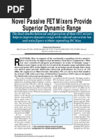 Design of Single and Double Balanced Gilbert Cell Mixer Using CMOS ...