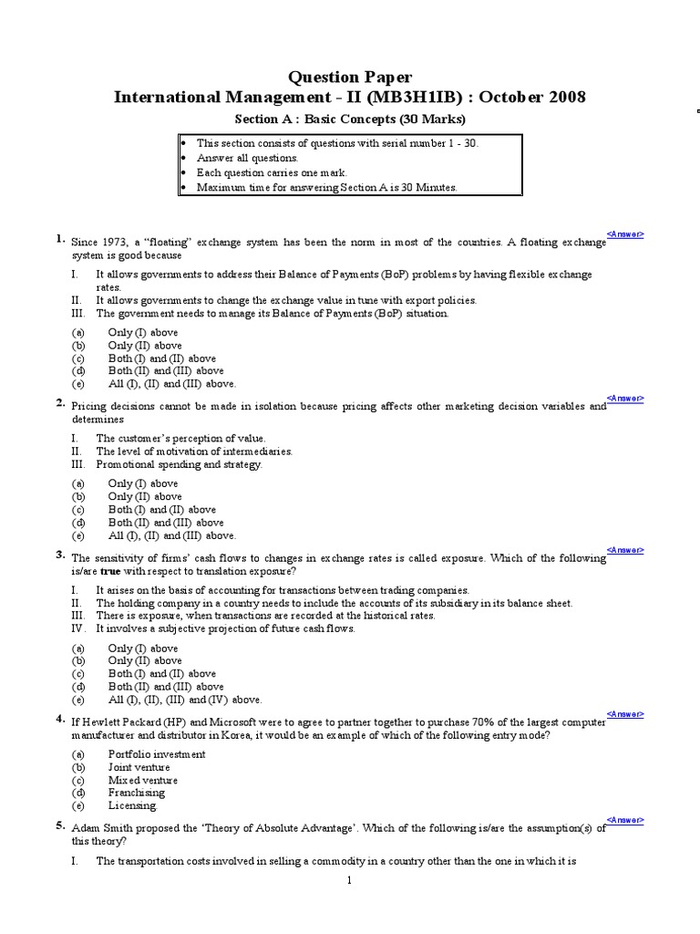 (WWW - Entrance-Exam - Net) - ICFAI University, MBA, International ...
