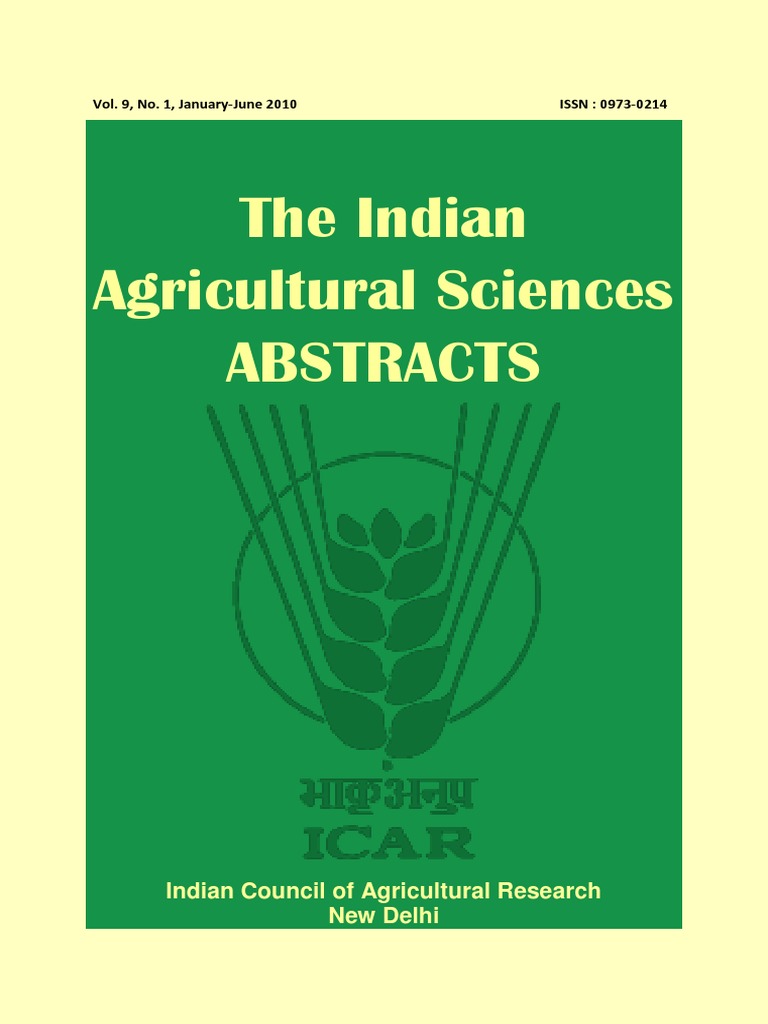 Agri Research Abstract | PDF | Wheat | Organic Farming
