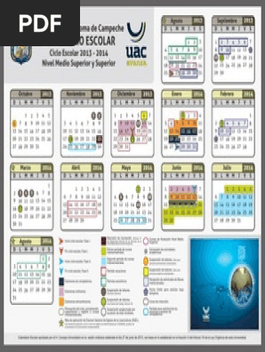 Calendario Escolar 2013 2014 Para Imprimir