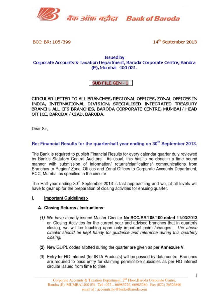 Financial Closing Guidelines | PDF | Expense | Financial Statement