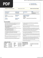 RedBus Bus Tickets Format | PDF | Ticket (Admission) | Public Transport