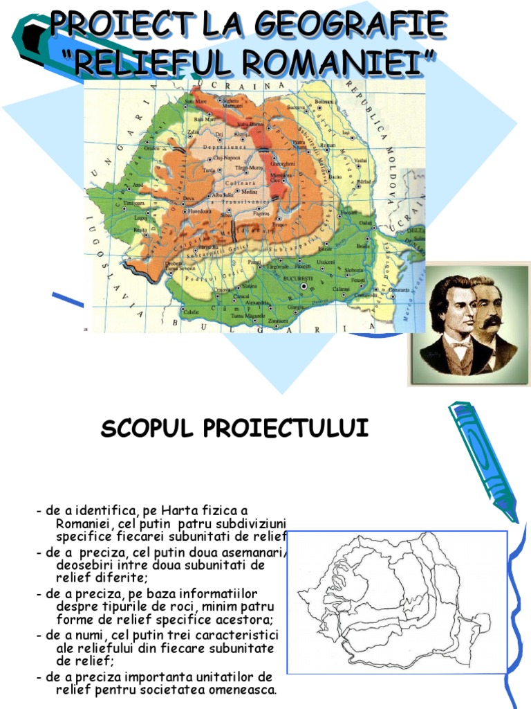Proiect - Relieful Romaniei | PDF