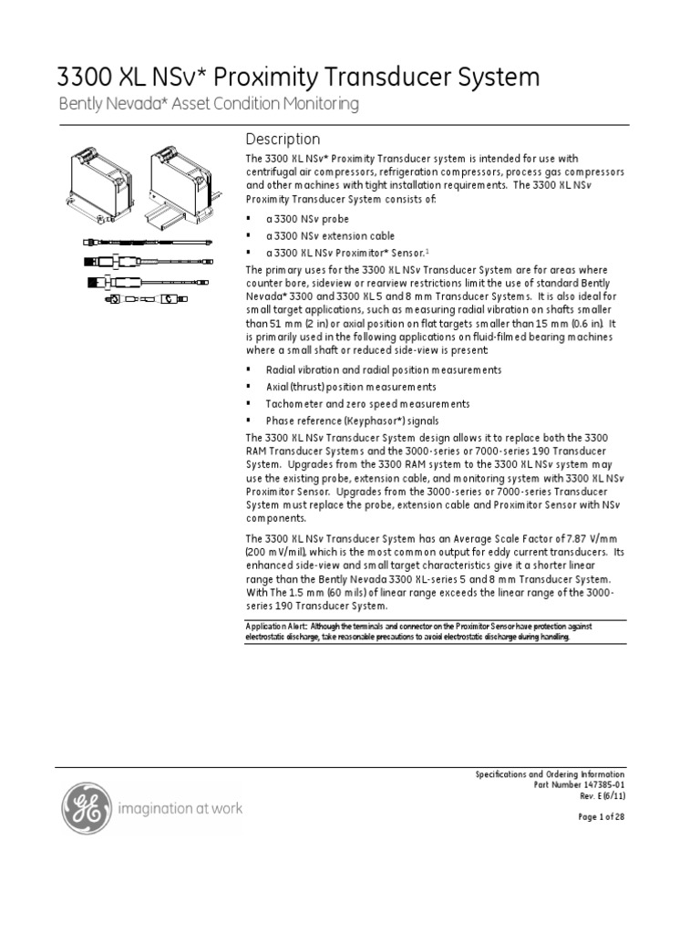 3300XL NSV | PDF | Cable | Electrical Connector