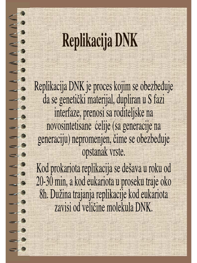 Replikacija | PDF