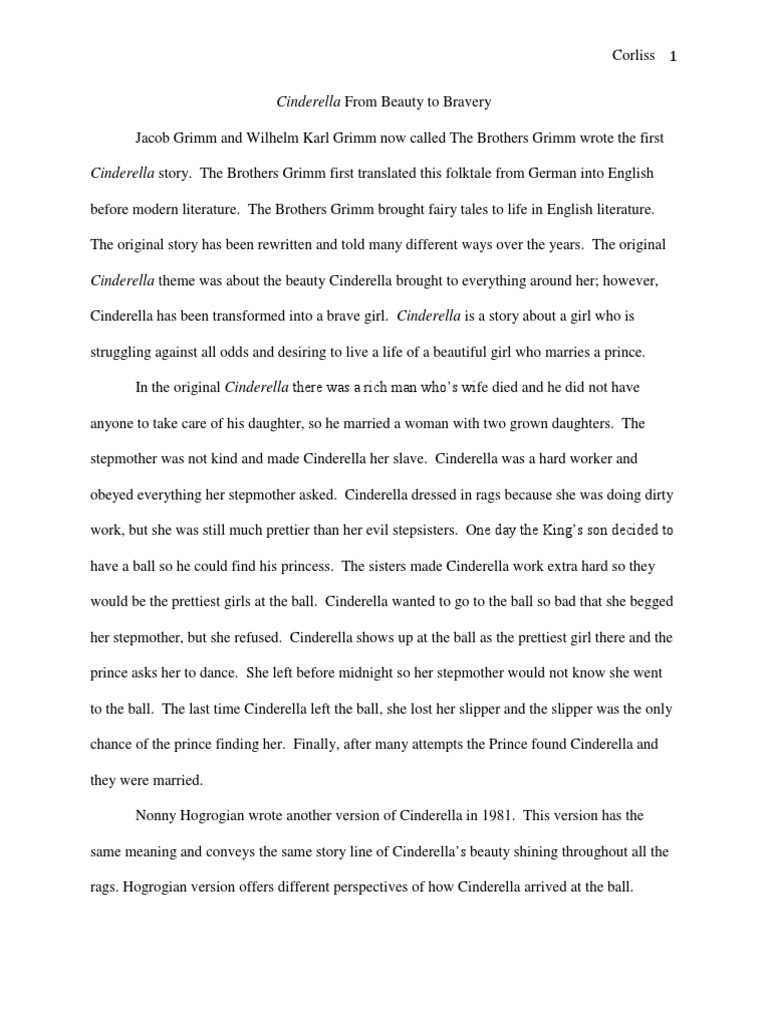 Cinderella | PDF | Cinderella | Brothers Grimm