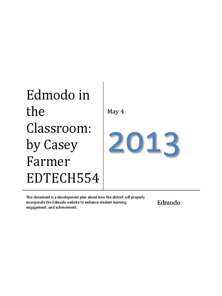 Casey Farmer Final Project | PDF | Quiz | Classroom