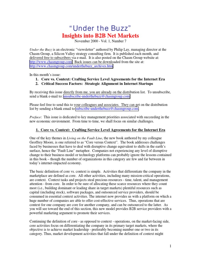 Core Vs Context | PDF | Outsourcing | Enterprise Resource Planning
