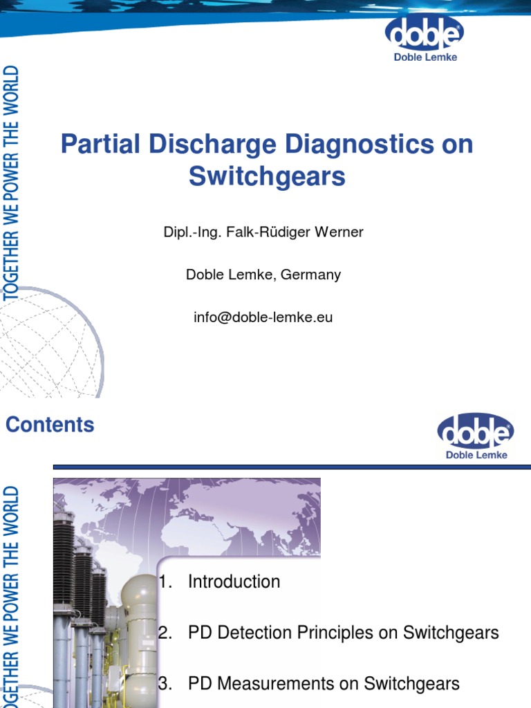 5 PD Training PD Diagnostics Switchgear | PDF | Electrical Components ...