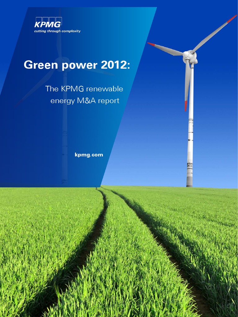 KPMG Renewable Energy Ma Report | PDF | Wind Power | Mergers And ...