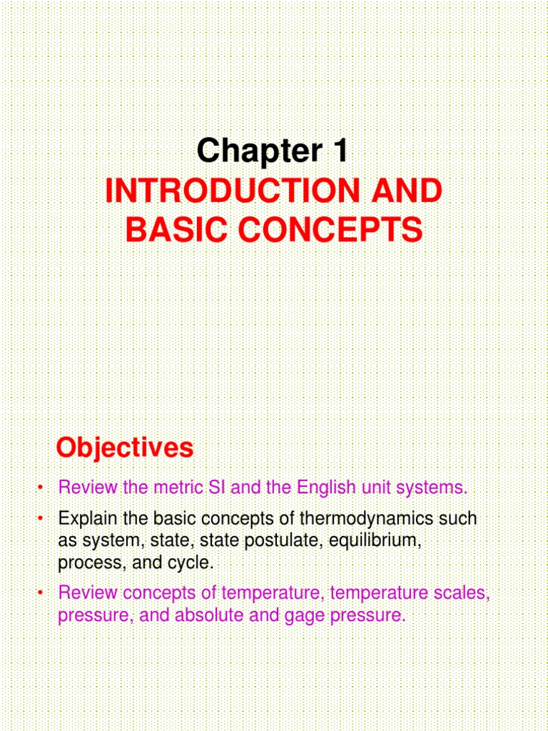 Chap 1 Intro To Thermodynamic | Download Free PDF | Pressure ...