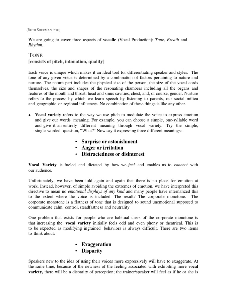 Nonverbal Communication:Vocalics | PDF | Human Voice | Speech