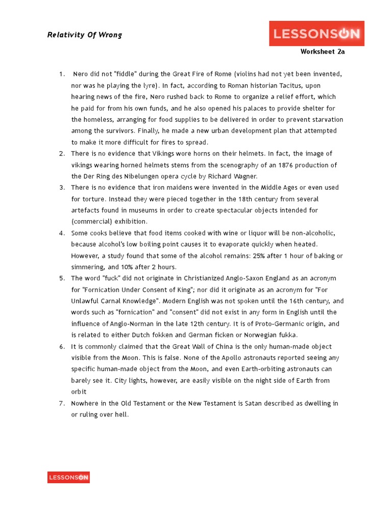 Debunking Historical Myths | PDF