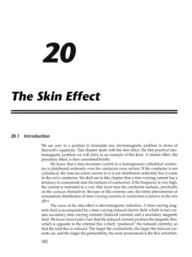 Chapter 20 - The Skin Effect | PDF
