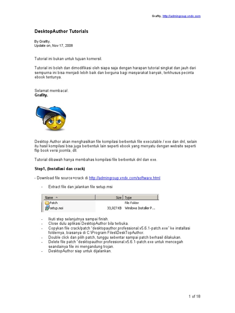 DesktopAuthor Tutorial for eBook Creation | PDF