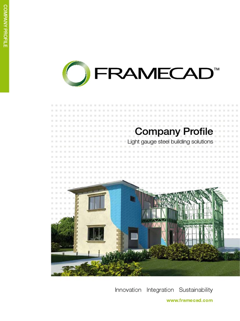 FRAMECAD Company Profile | PDF | Building Materials | Architect