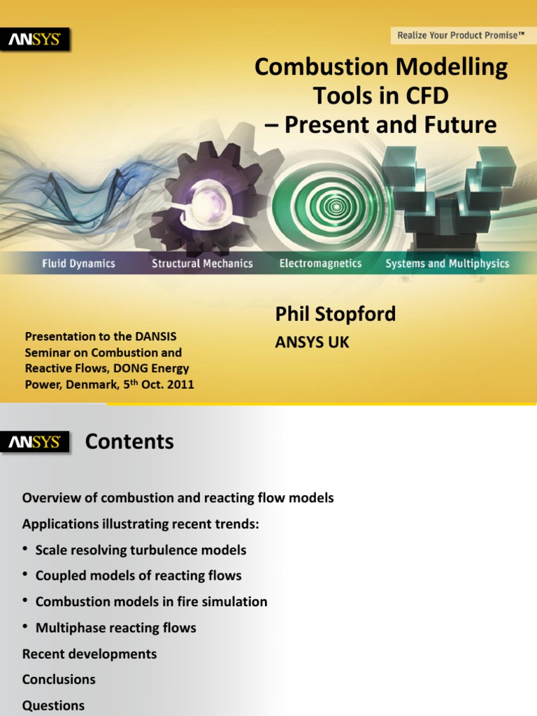 Combustion Modeling Tools in CFD | PDF | Applied And Interdisciplinary ...