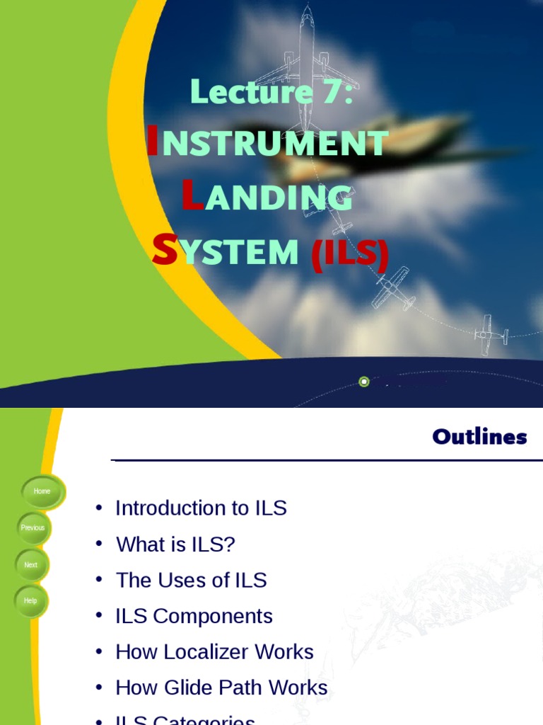 Lecture+7+ +Instrument+Landing+System | PDF | Measuring Instrument ...