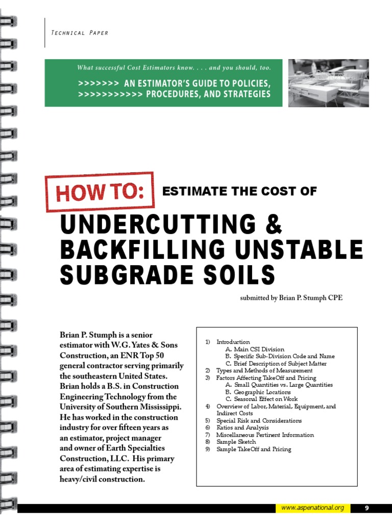 Undercutting and Backfilling | PDF | Geotechnical Engineering | Soil