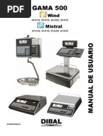 Manual Bascula Dibal Serie 500 | Agua | Tecnología e ingeniería