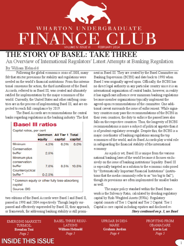 Basel III Regulations and Emerging Markets | PDF | Basel Iii | Patient ...
