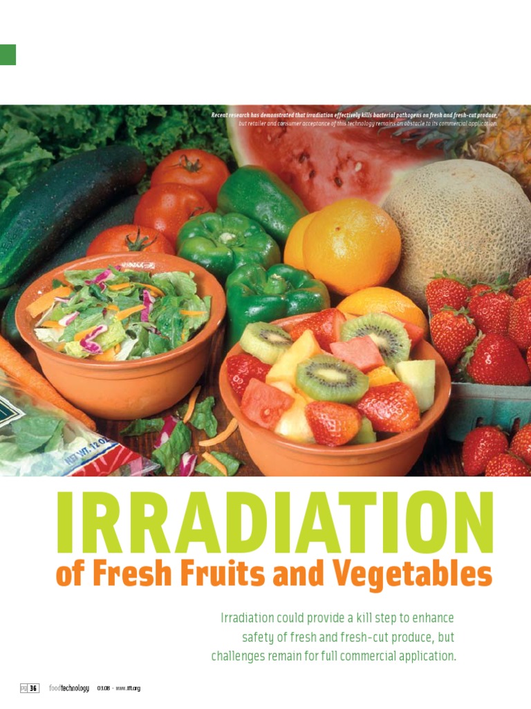 Irradiation: of Fresh Fruits and Vegetables | PDF | Ionizing Radiation ...