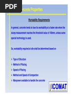 Concrete Slump Workability Guide | PDF