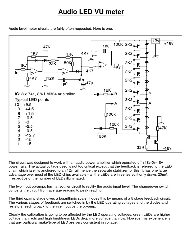 Audio LED VU-Meter | PDF