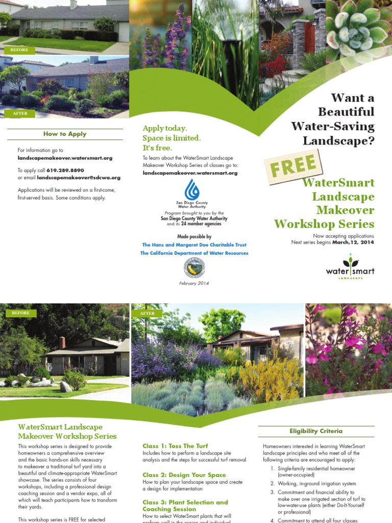 Want A Beautiful Water-Saving Landscape?: Watersmart Landscape Makeover ...