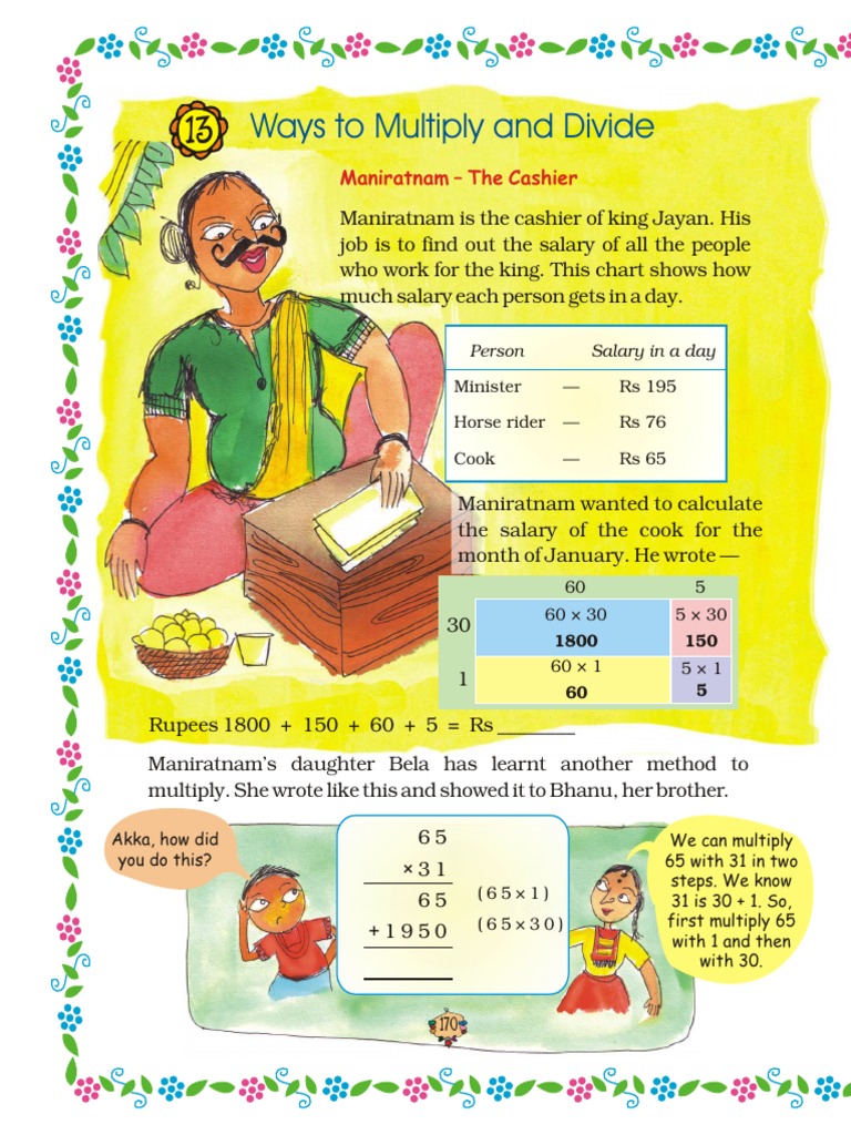 Ways To Multiply and Divide: Maniratnam - The Cashier | PDF | Rupee ...