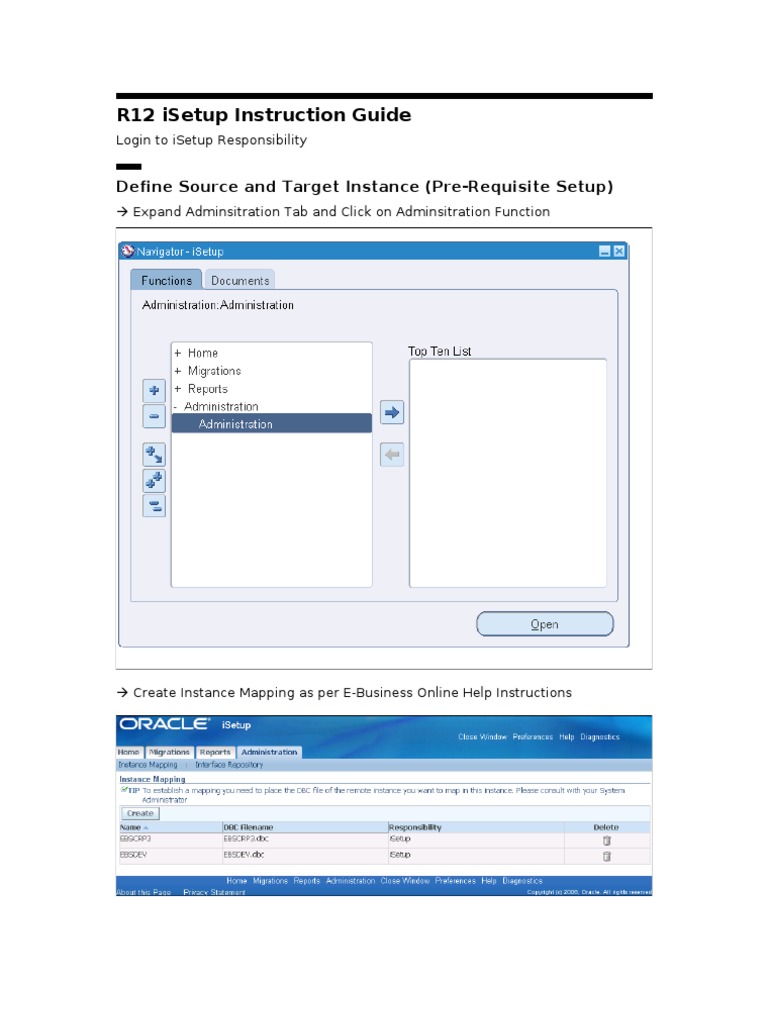 R12 Isetup Instruction Guide | PDF | Icon (Computing) | Object ...