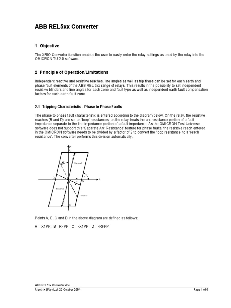 Abb Rel 5xx Converter v1 Enu | PDF | Electrical Impedance | Relay