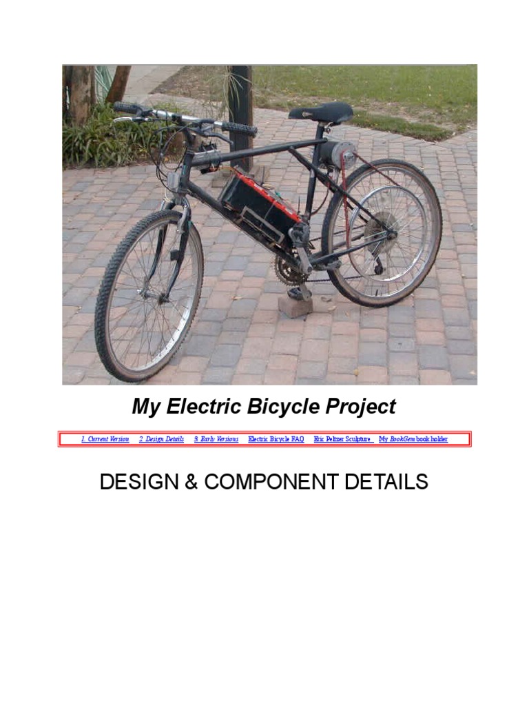 E Bike | PDF | Amplifier | Hybrid Vehicle