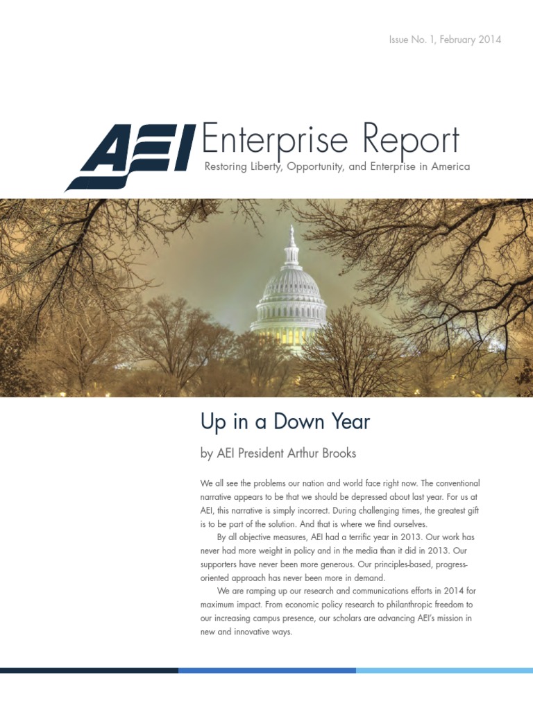 AEI Enterprise Report, February 2014 | PDF | American Enterprise ...