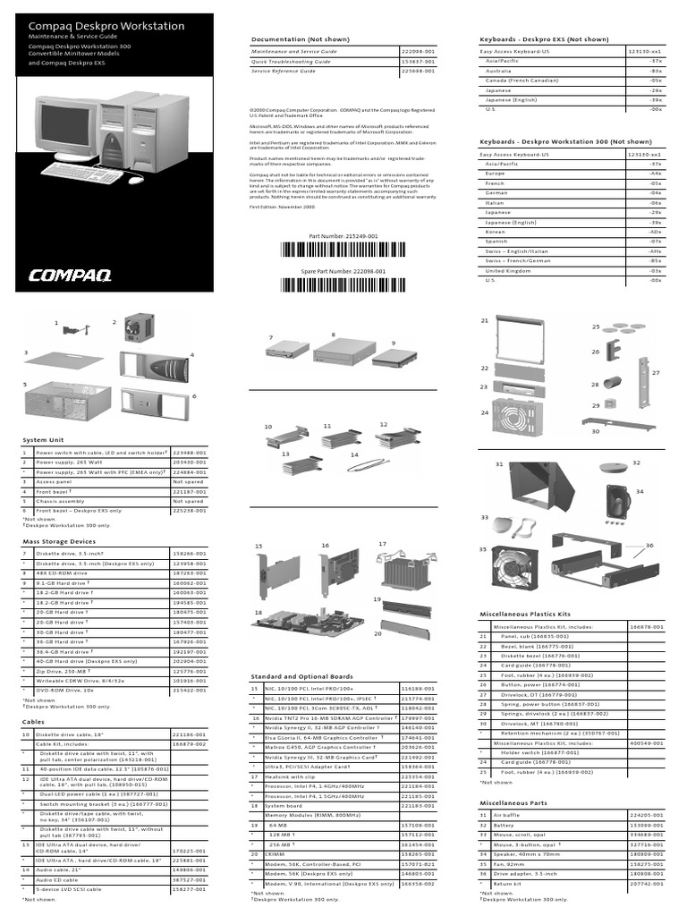 Compaq TPM - 215249-001 | PDF | Pic Microcontroller | Random Access Memory