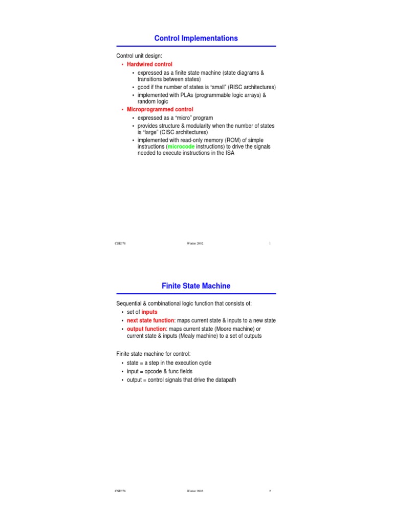 15microprogramming Ps | PDF | Instruction Set | Integrated Circuit