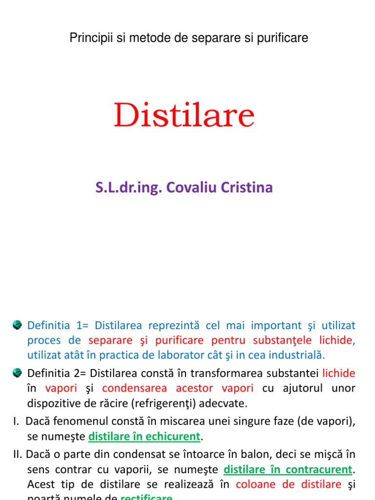 Distilare | PDF
