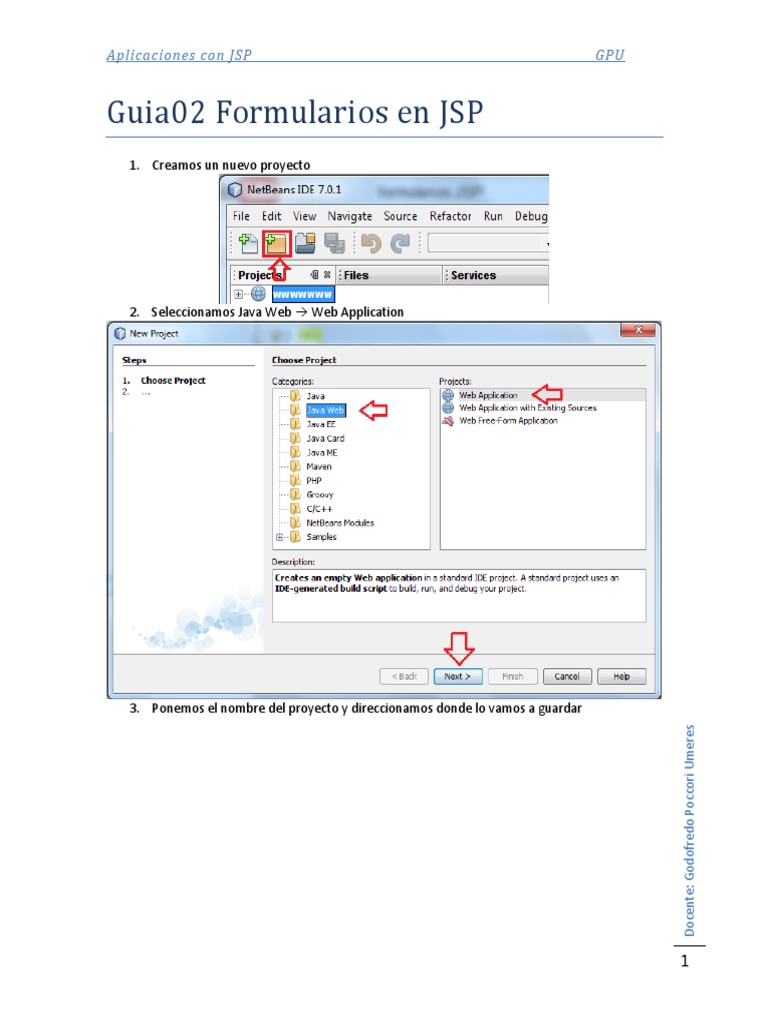 Guia02 Formularios | PDF | Páginas del servidor Java | Software