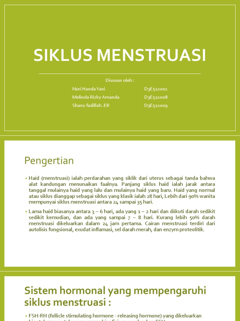 Menstruasi | PDF